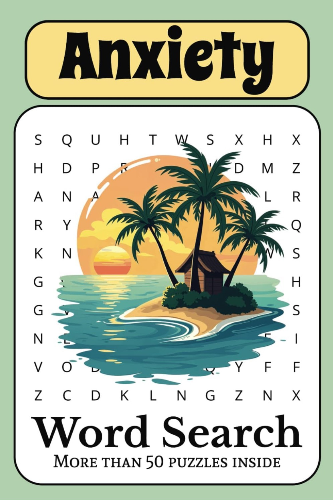 Anxiety Word Search Puzzle Book – Word Search Books