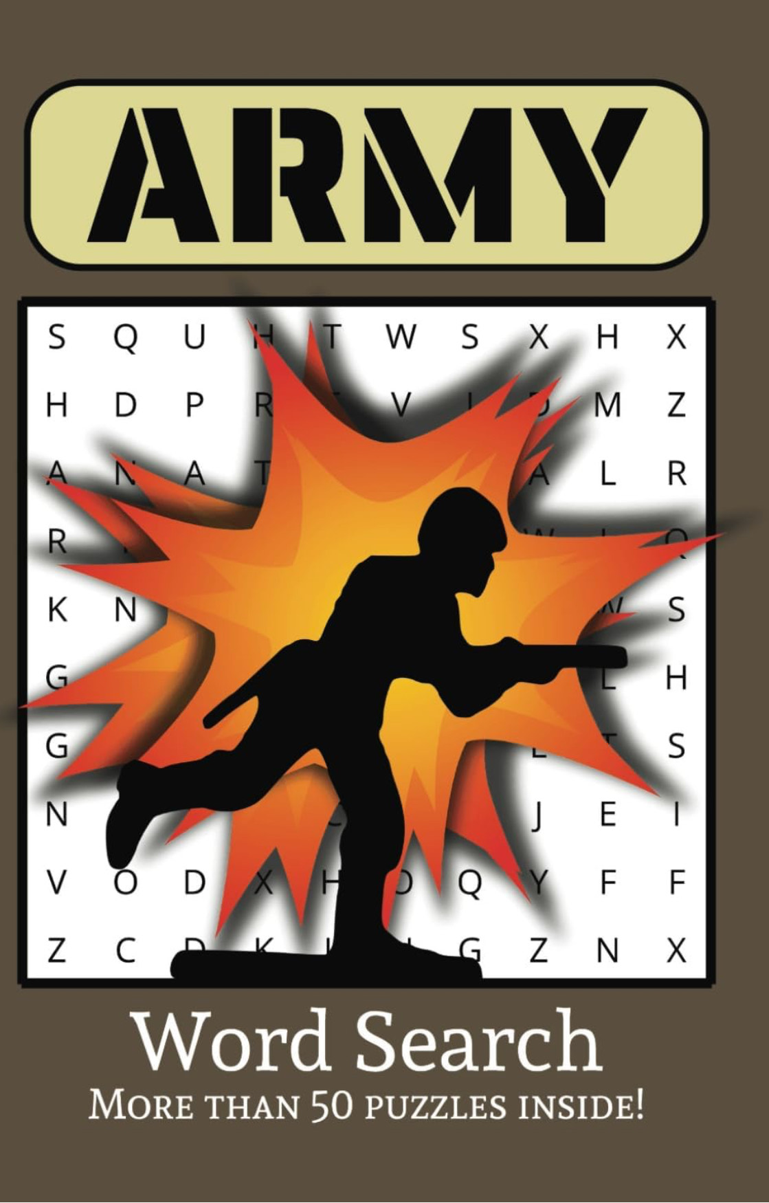 Army Word Search Book – Word Search Books