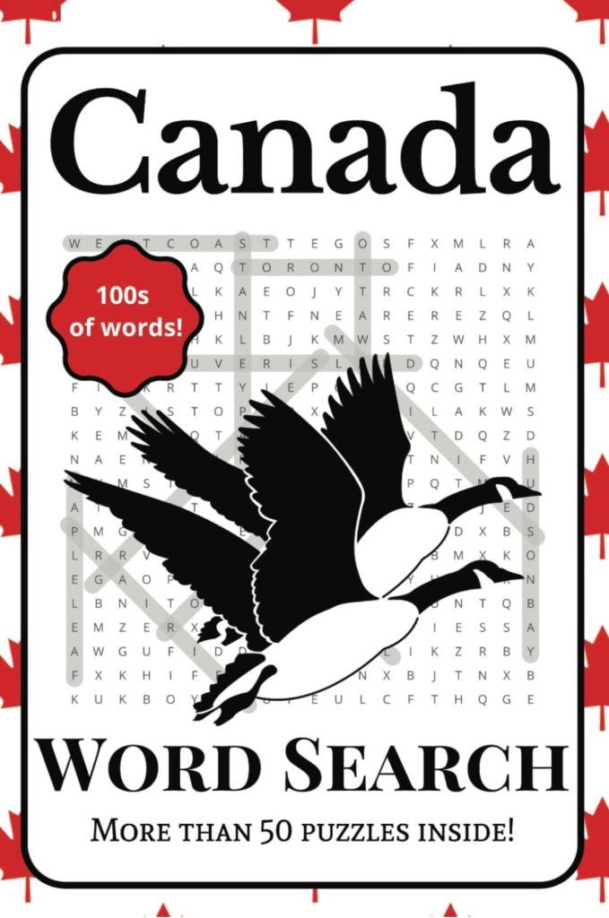 Canada Word Search Book – Word Search Books