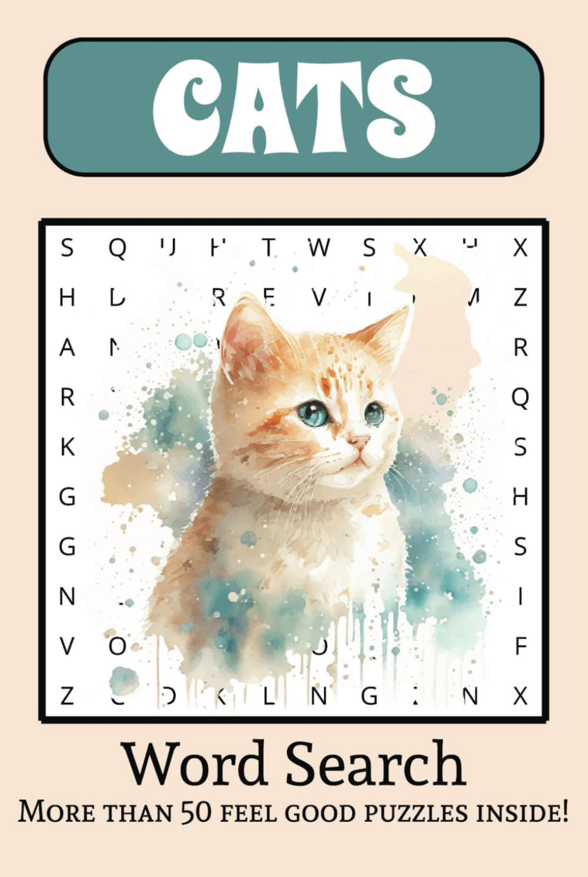 Cats Word Search Book – Word Search Books