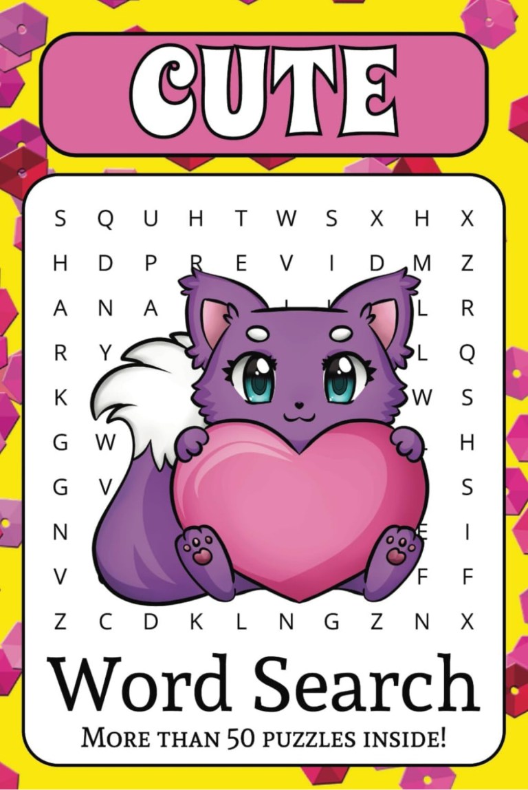 Cute Word Search Book – Word Search Books