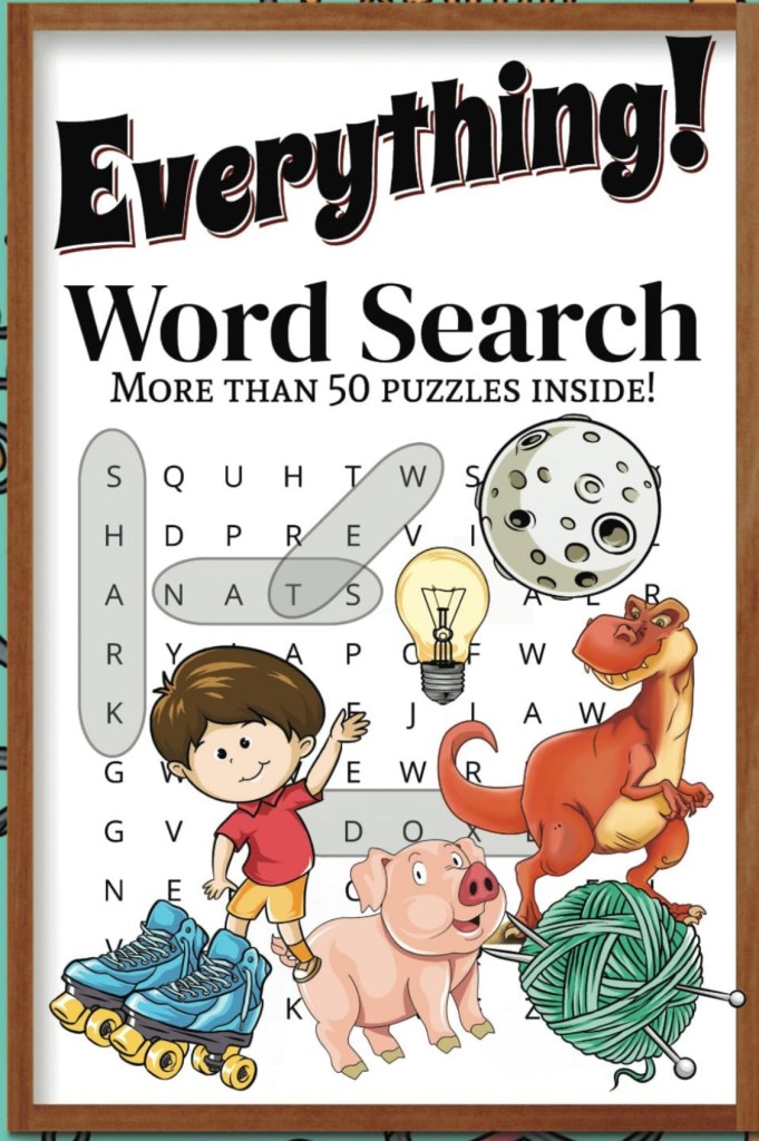 Everything Word Search Book – Word Search Books