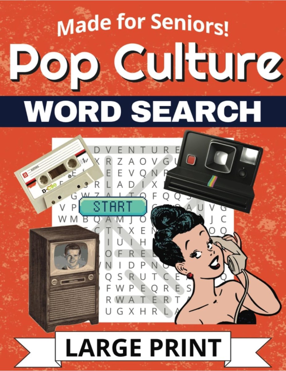 Large Print: Pop Culture Word Search Book – Word Search Books