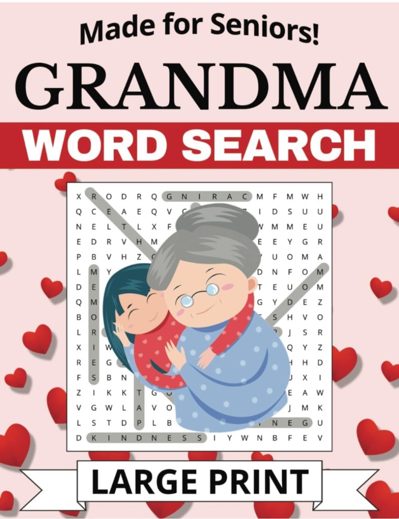 Grandma Word Search Puzzle Book – Word Search Books
