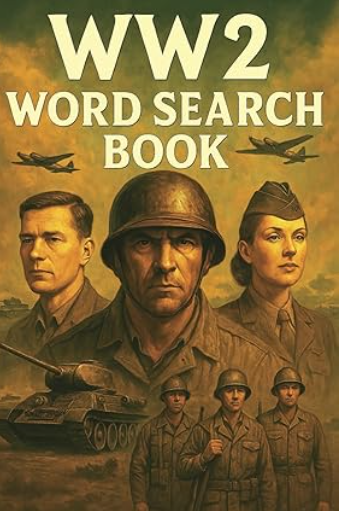 WW2 Word Search Puzzle Book: Word Searches With Easy to Read Print ...