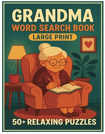 Grandma Word Search Book – Word Search Books