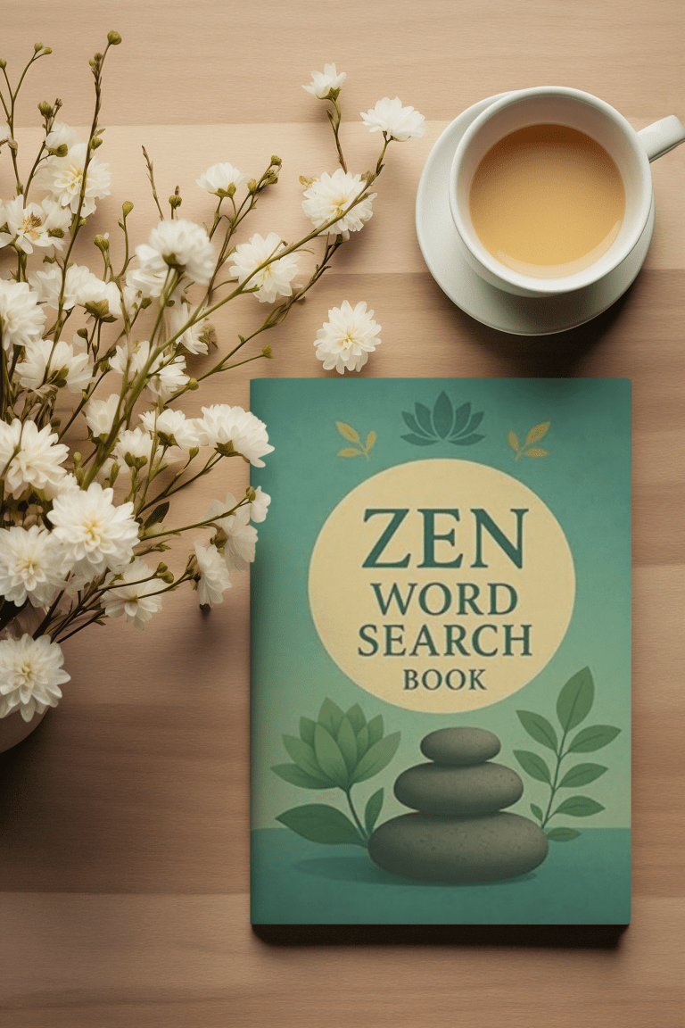 Zen Word Search Puzzle Book – Word Search Books